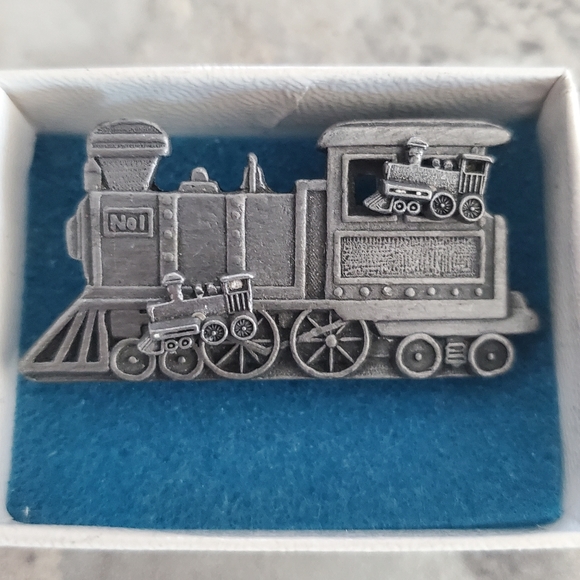 Torino | Jewelry | Vintage Torino Pewter Jewelry Train Set Broochpin ...
